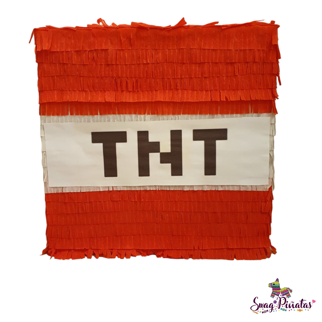 Minecraft TNT Pinata – www.swagpinatas.com